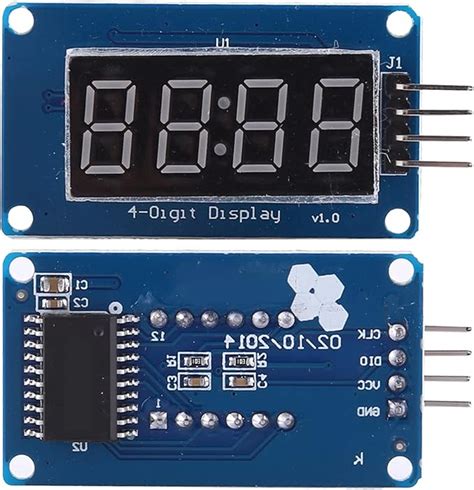 Arduino Tm1637 4 Digit 7 Segment Display Module Led Display Module