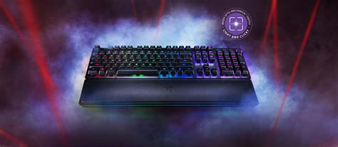 雷蛇 Razer Huntsman Elite 机械键盘 猎魂光蛛精英版 Razer 紫轴 Rz03 01870100 R3m1 香港行货