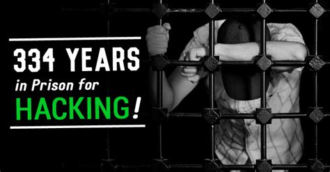 26 Year Old Hacker Sentenced To Record 334 Years In Prison Testing