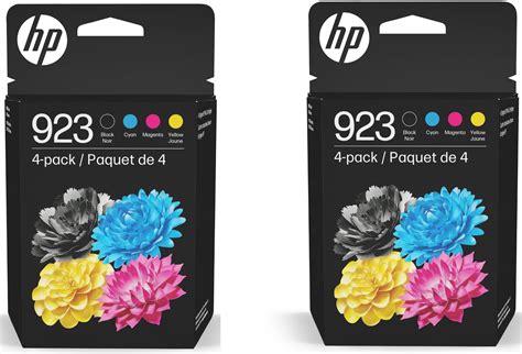 Hp 923 Cmyk Original Ink Cartridge 4 Pack 2 Pack