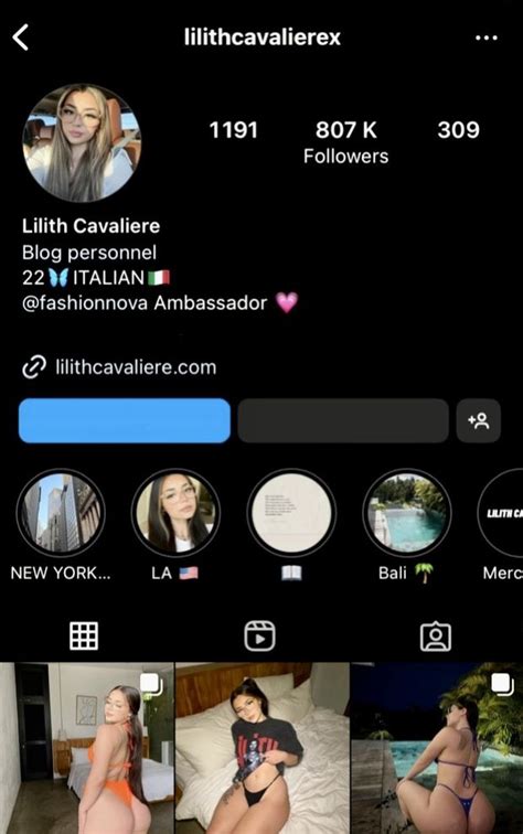 Lilith Cavaliere Account Ohhgoodgirl