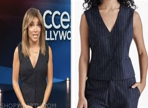 Access Hollywood December 2022 Kit Hoovers Denim Shirt Dress Shop