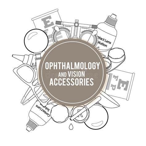Optics And Visual Acuity Stock Vector Illustration Of Correction