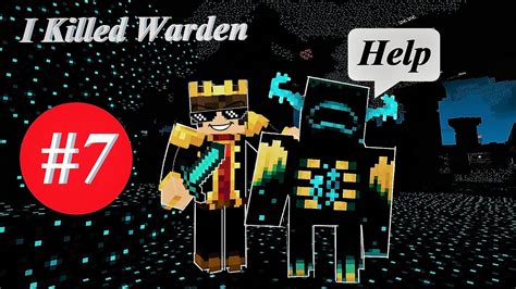 I Killed Warden In Minecraft Youtube