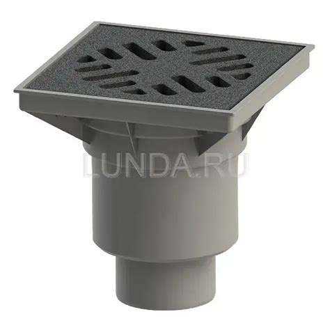Трап дворовый уличный пластиковый ТП-606 | Lunda - канализация