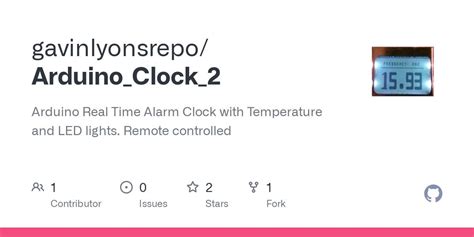 Arduino Real Time Alarm Clock With Temperature And Led Lights Remote