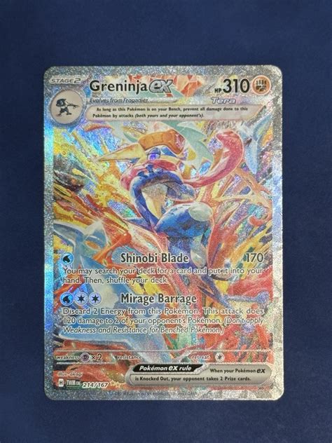 Greninja Ex 2024 Scarlet And Violet Twilight Masquerade 214167 Special Illustration Rare Price