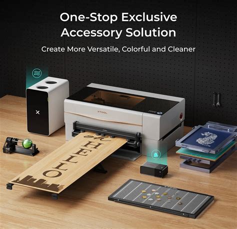 Xtool P2s 55w Desktop Co2 Laser Cutter And Engraver All In One Bundle