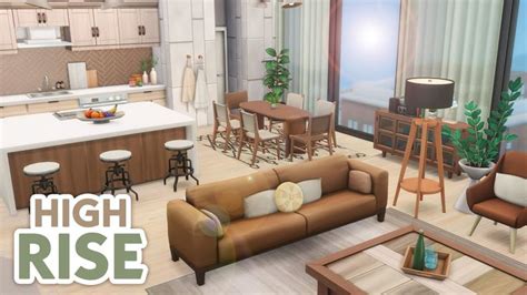 Luxury High Rise Apartment The Sims 4 Speed Build Apartment