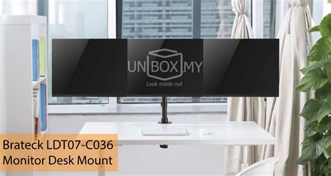 Brateck LDT07 C036 Triple Monitor Desk Mount UNBOX MY