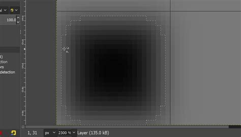 Why Gimp Make Blur Edge When I Use Feather Tool Of Selection Rgimp