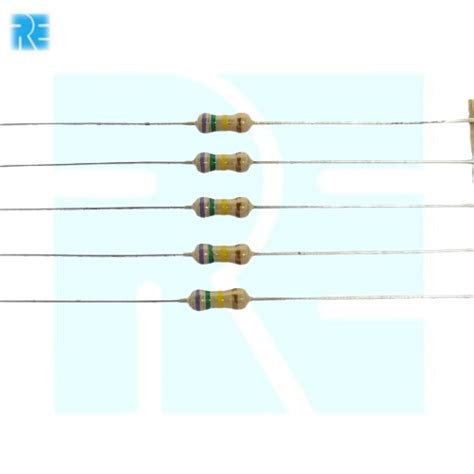 750k Ohm 1 4w 5 Carbon Film Resistor Rajiv Electronics