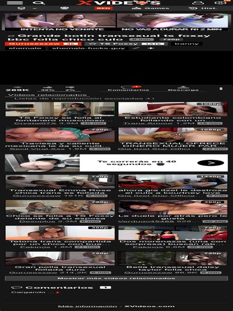 Grande Botín Transexual Ts Foxxy Bbc Folla Chico Culo Pdf Tecnología De Cine Y Video