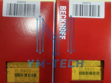 One Brand New Beckhoff El6900 El 6900 Plc Moudule In Box Fast Shipping