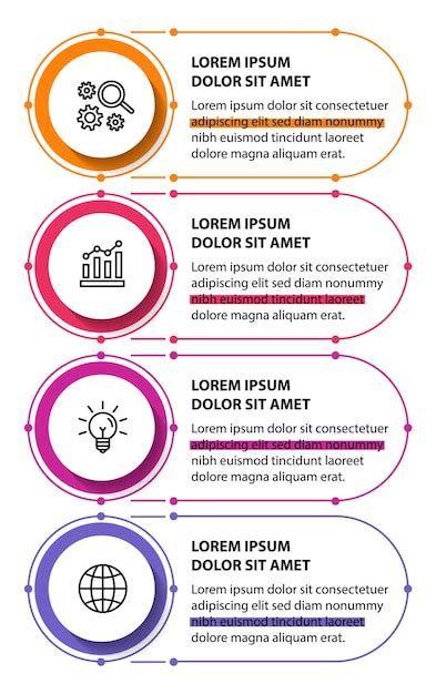 Шаблон дизайна инфографической диаграммы с тремя шагами Бесплатный вектор