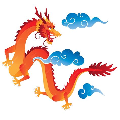 Premium Vector Illustration Design Of Dragon Year Prosperity