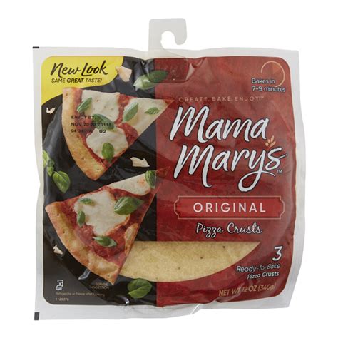 Mama Marys Pizza Crusts 3 Pack 12 Oz Pizza Kits Meijer Grocery