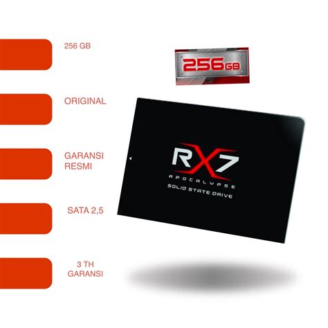 Jual Ssd Rx7 256gb Garansi Resmi 3 Tahun Shopee Indonesia