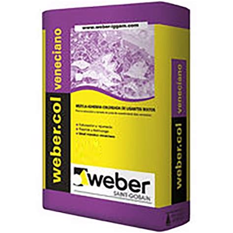 Weber Pegamento Veneciano Nieve X 5kg