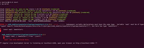 SweetAlert Node Module Error Issue 271 OWASP SecureTea Project