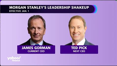 Morgan Stanley Names Ted Pick As Next Ceo What This Succession Means