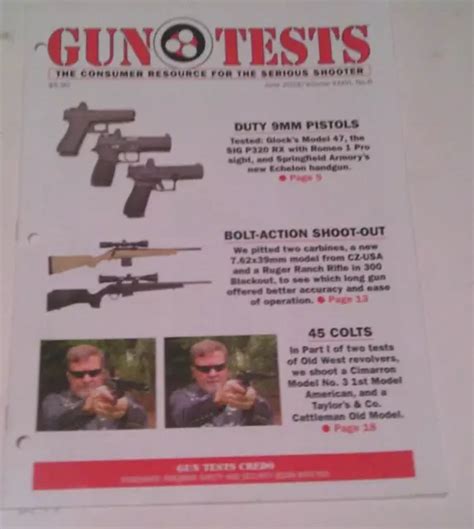 Gun Tests June 2024 Magazine Back Issue Issue 6 £3 27 Picclick Uk
