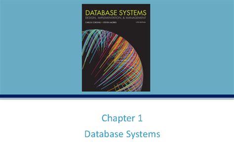 Chapter 1 Databases System Chapter 1 Database Systems 2 After