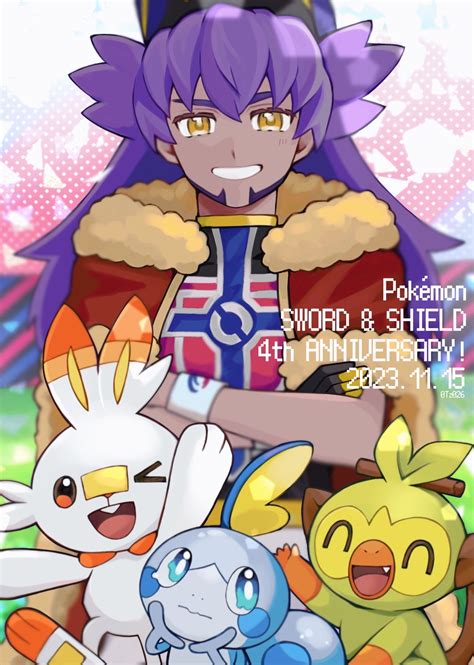 Leon Scorbunny Sobble And Grookey Pokemon And 1 More Drawn By