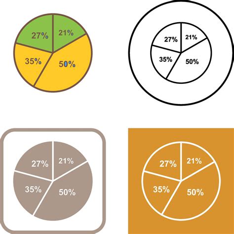 Pie Chart Icon Design 45420575 Vector Art At Vecteezy