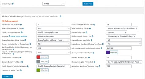 Wordpress Tooltip Glossary Plugin 1378 Released Support Customize Color Of Glossary List