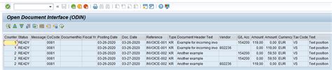 Sap Abap Central Load Fi Documents From Excelcsv With Odin Open