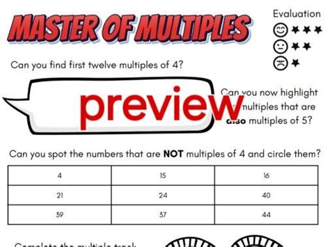 Multiples Teaching Resources