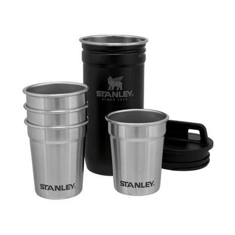 Stanley Stainless Steel Nesting Shot Glass Set With Carry Case