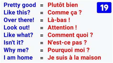 Les Phrases Les Plus Utiles En Anglais The Most Useful Phrases In English Part YouTube