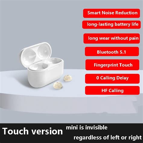 Купить TWS Беспроводная невидимая Bluetooth-гарнитура Mini No Pain ...