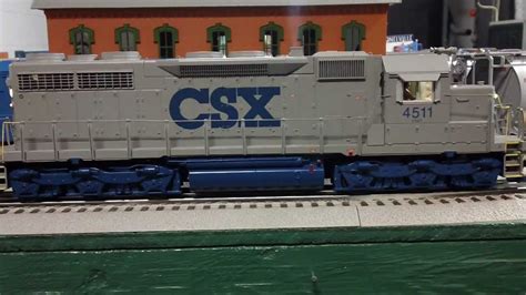 Mth Trains Csx Sd35 Youtube