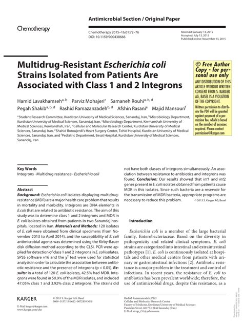 Pdf Prevalence And Antimicrobial Susceptibility Of Extended Spectrum
