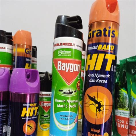 Jual Hit Semprot Baygon Semprot Ukuran 600 Ml Dan 200 Ml Shopee
