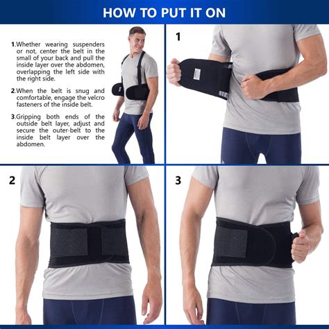 Nyortho Back Brace Lumbar Support Belt Men And Women Relieve Lower