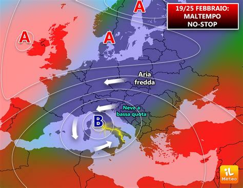 METEO Settimana Con Maltempo E Neve Al Piano Prima Del Burian