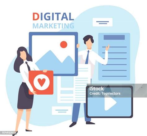 Pemasaran Digital Tim Kreatif Yang Bekerja Pada Strategi Konten Dan