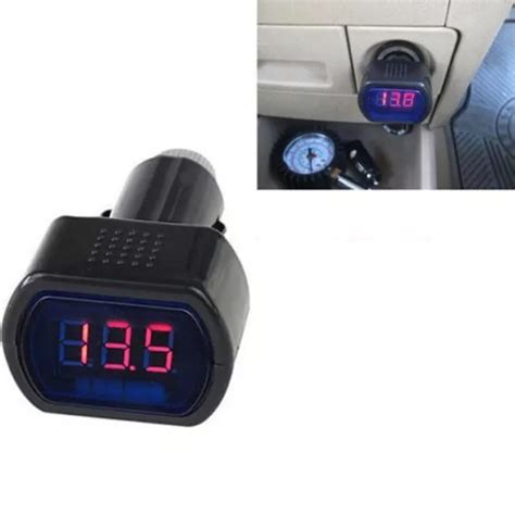 NUM RIQUE JAUGE DE Tension Mini 12V 24V Voiture Auto Voltm Tre Nouveau