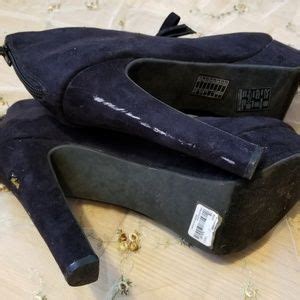 Forever 21 Shoes Forever2 Suede Like Bow Bootie Platform Pumps
