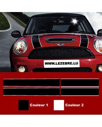 Sticker Bande Autocollante Mini Cooper Capot Coffre 2001 2009