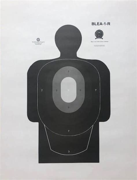 Blea 1 R Paper Target Qualification Targets Inc