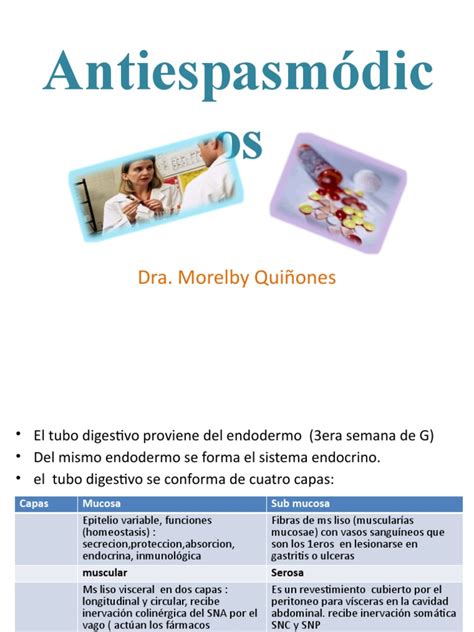 Antiespasmodicos Atropina Pdf Abdomen Medicina Clinica
