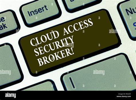 Handwriting Text Cloud Access Security Broker Concept Meaning Safety