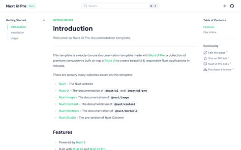 nuxt templates