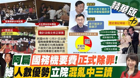 【鄭亦真報新聞】國務機要費除罪化衝突立委掛彩混亂中通過｜強行通過國務費除罪 綠黨團轉型正義一環 精華版 中天電視ctitv Youtube