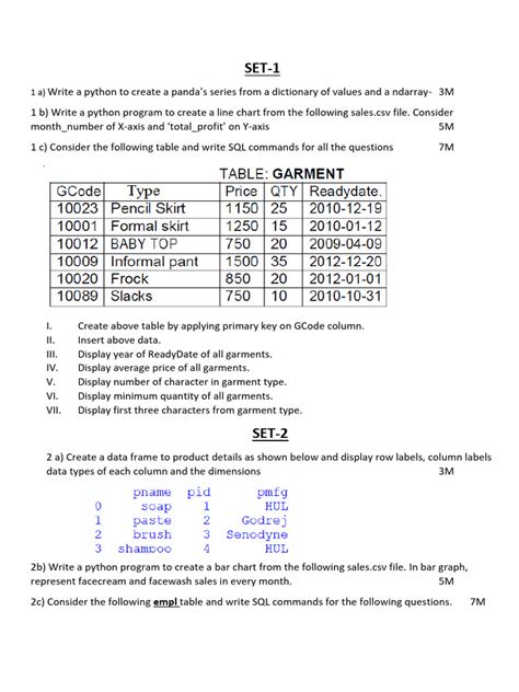Xii Cbse Ip Lab Q Paper Pdf Table Database Computer Data